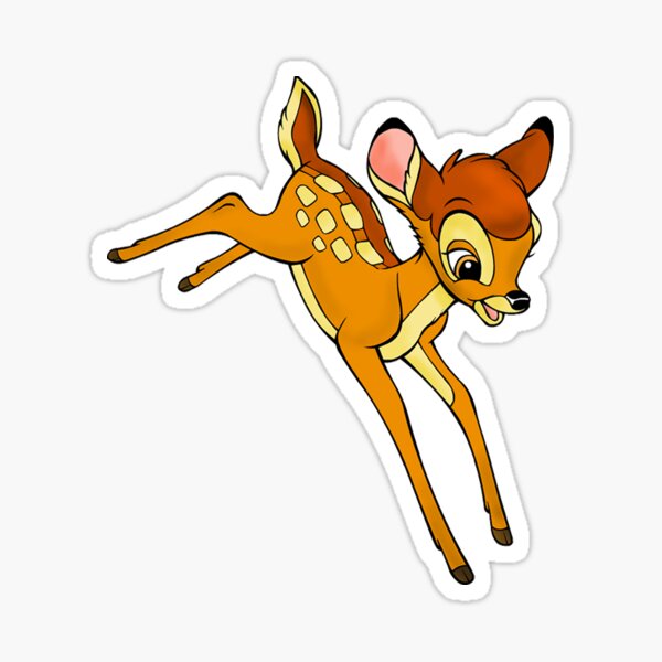 "BAMBI" Sticker for Sale by Avielm | Redbubble