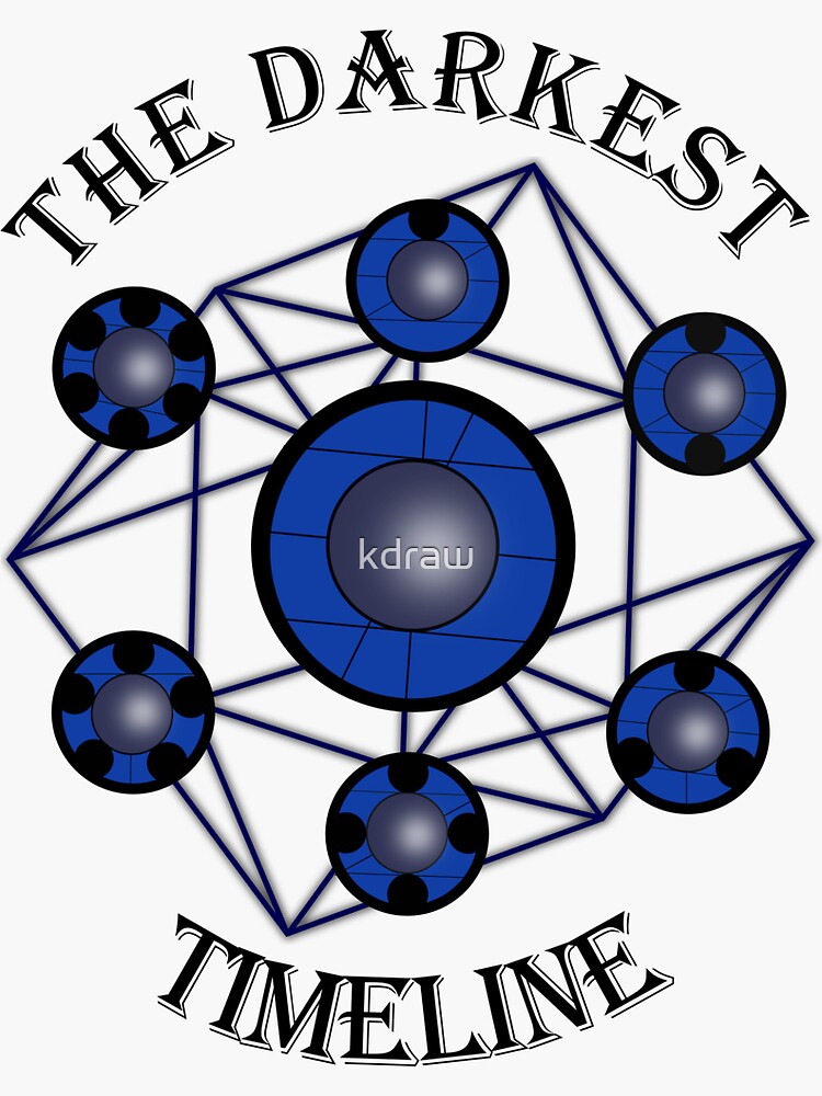 "The Darkest Timeline - Community " Sticker for Sale by kdraw | Redbubble