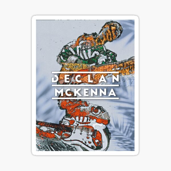 "Declan McKenna logo" Sticker for Sale by pIant-based | Redbubble