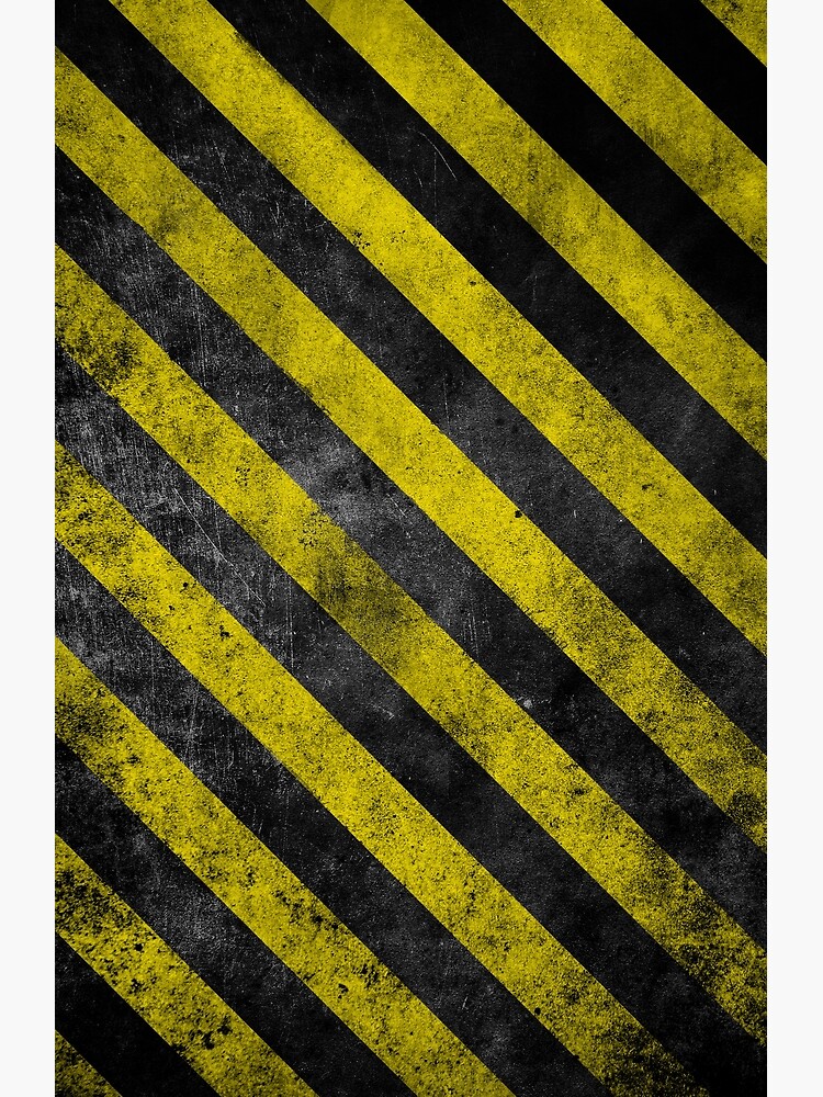 "Warning Stripes" Art Print for Sale by staticnoise | Redbubble