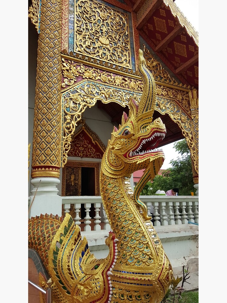 " Golden Garuda temple in thailand" Poster for Sale by Raul Lopez ...