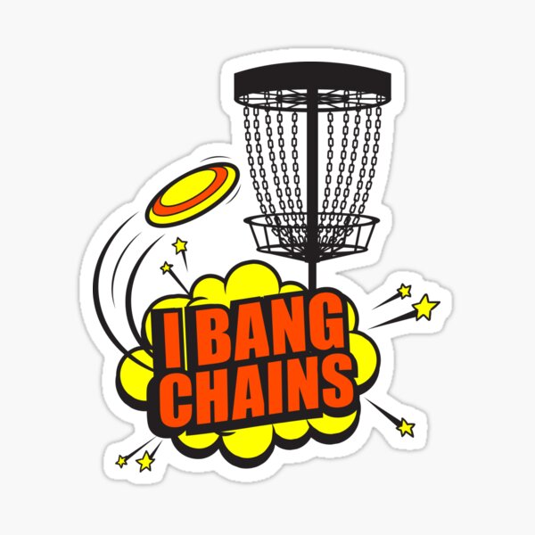 "Retro Disc Golf Sticker" Sticker by GlassPeanuts | Redbubble