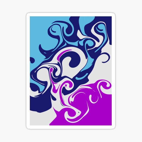 "Swirl " Sticker by martha-does-art | Redbubble