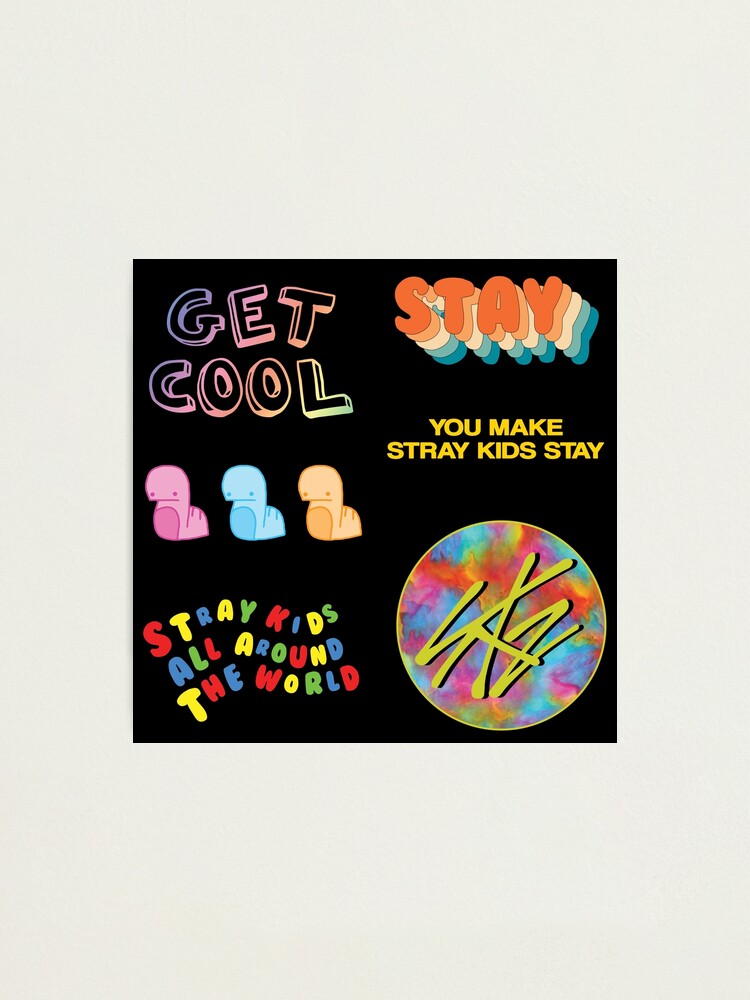 "STICKER PACK - Stray Kids SKZ Quotes Funny Cute Collage BRIGHT [BUY ...