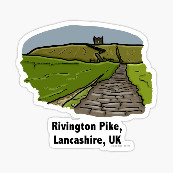 "Rivington Pike" Sticker for Sale by RockADoodles | Redbubble
