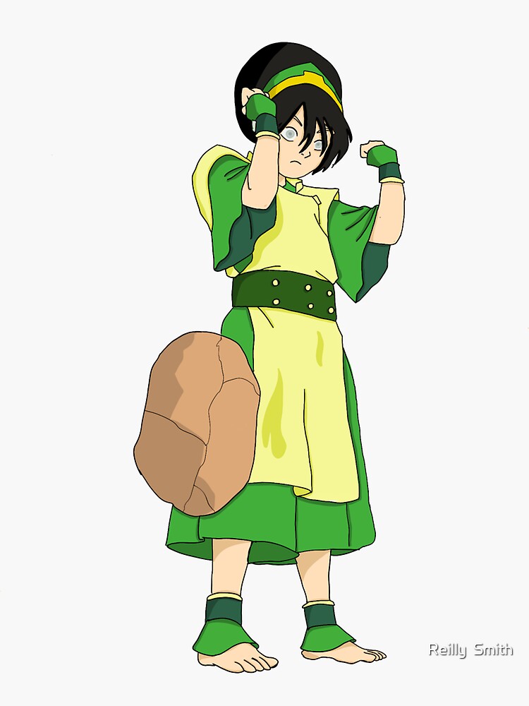 "Toph " Sticker for Sale by resmith71 | Redbubble