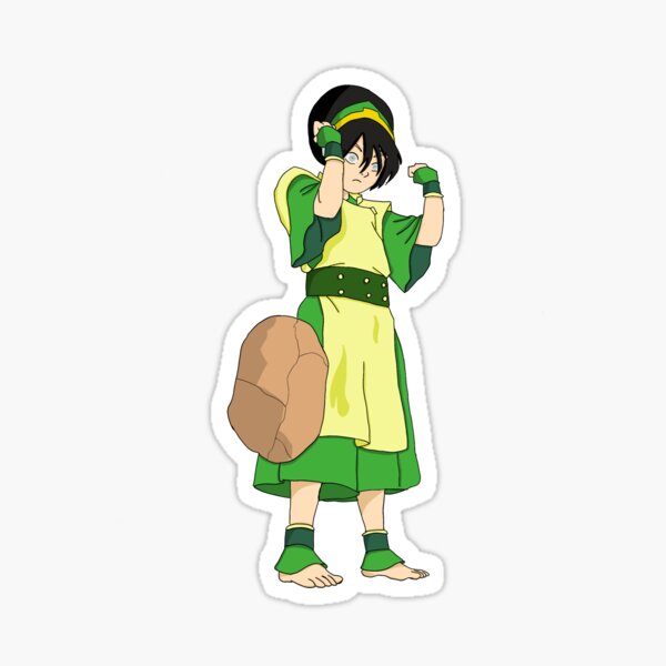 "Toph " Sticker for Sale by resmith71 | Redbubble