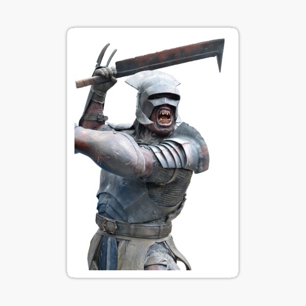 "Evil orc" Sticker by babidi34 | Redbubble