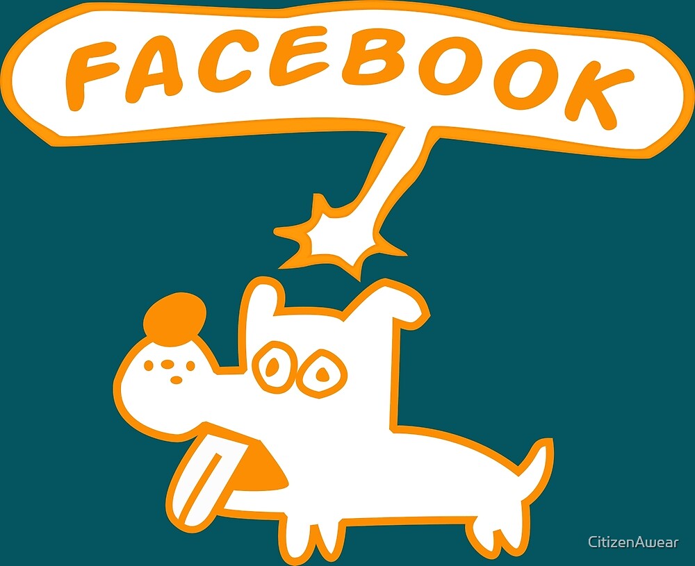"Facebook Dog" by CitizenAwear | Redbubble
