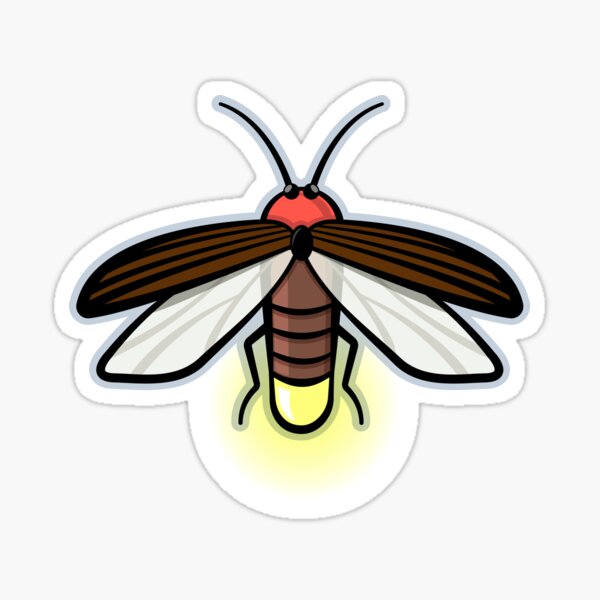 "Lightning Bug" Sticker by terra-cotta | Redbubble