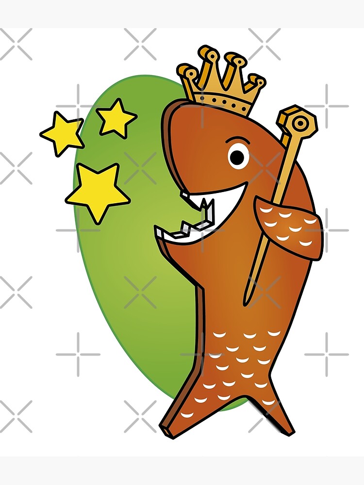 "El Rey del pescado Frito (The king of fried fish) Pattern" Poster by ...