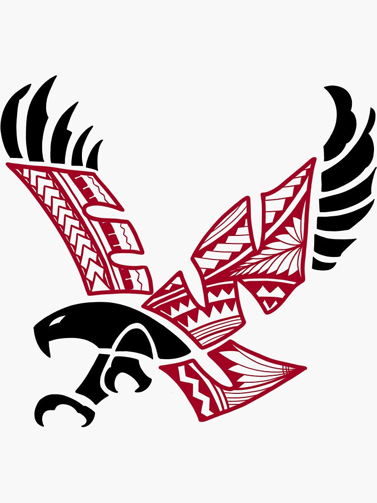 "Eastern Washington Poly Logo" Sticker by madi-fili | Redbubble