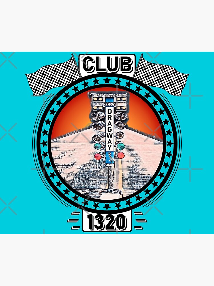 "Club 1320 Dragway Drag Race" Art Print by CharJens | Redbubble