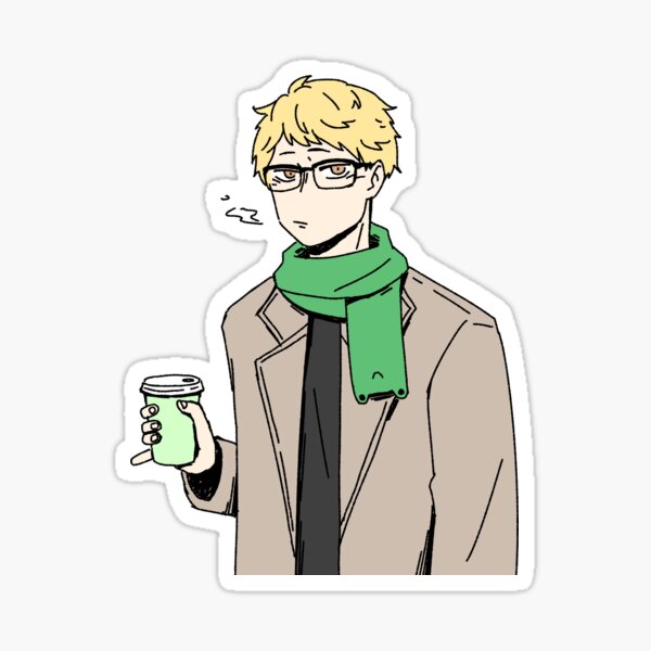 Kei Tsukishima Stickers | Redbubble