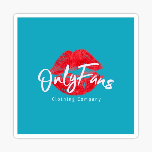 "Red Fan Kiss - OnlyFans" Sticker for Sale by GoodPrince | Redbubble