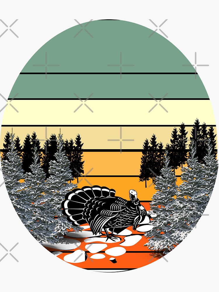 "Happy Turkey Day " Sticker for Sale by alayal57 | Redbubble