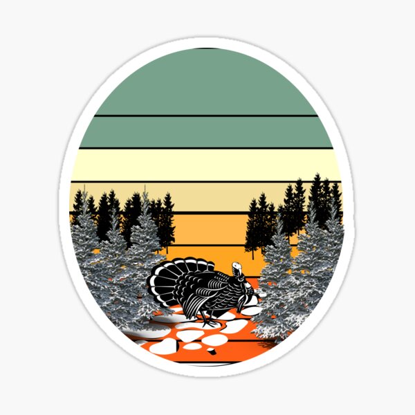 "Happy Turkey Day " Sticker for Sale by alayal57 | Redbubble