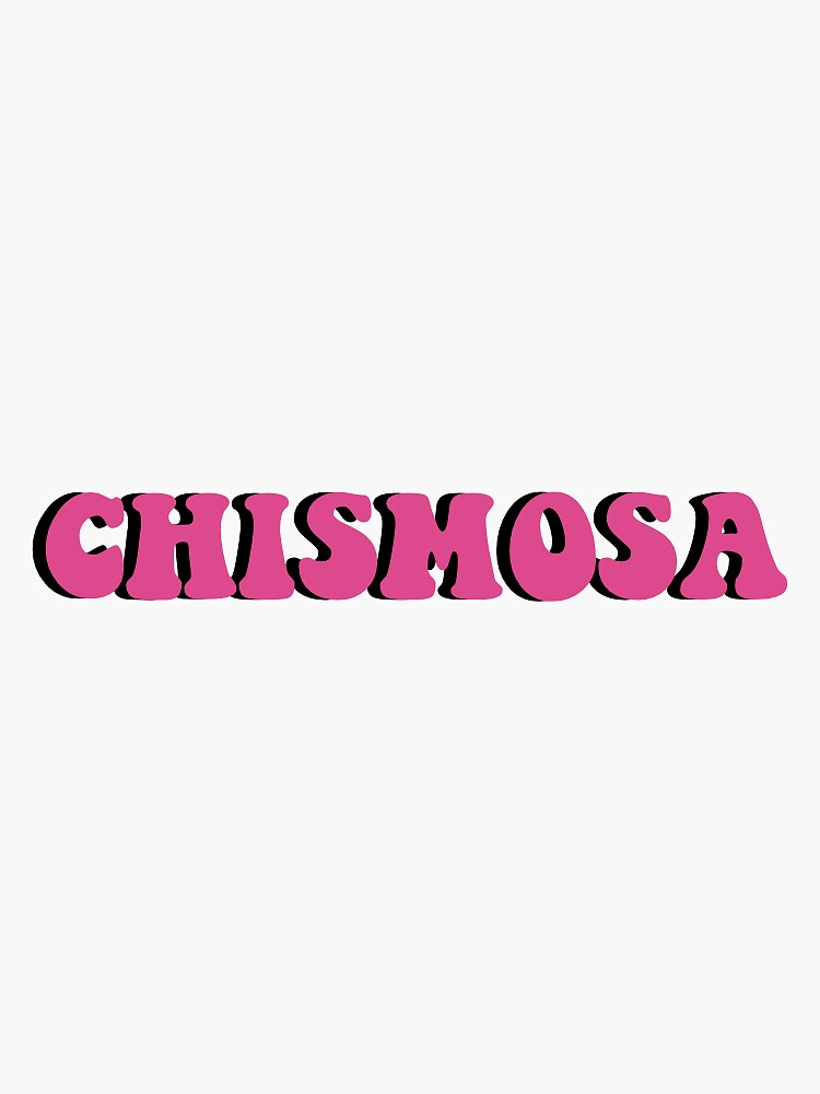 "chismosa" Sticker for Sale by gisellealv05 | Redbubble