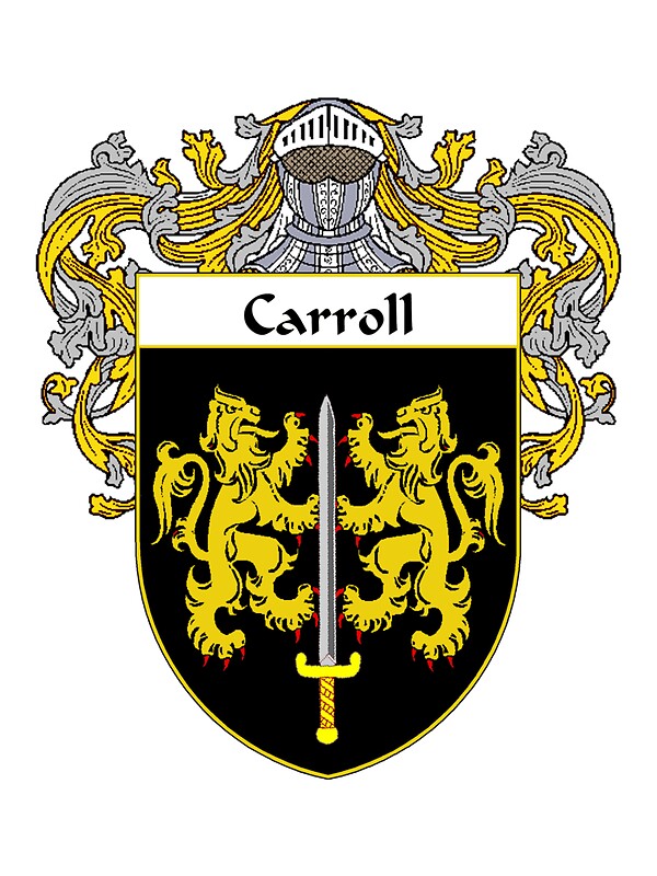 "Carroll Coat of Arms/Family Crest" Framed Prints by William Martin ...