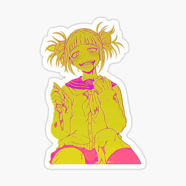"Himiko Toga " Sticker for Sale by thesaturnking | Redbubble