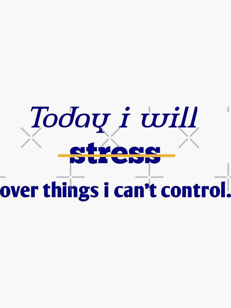 "No stress" Sticker by wiwiart | Redbubble