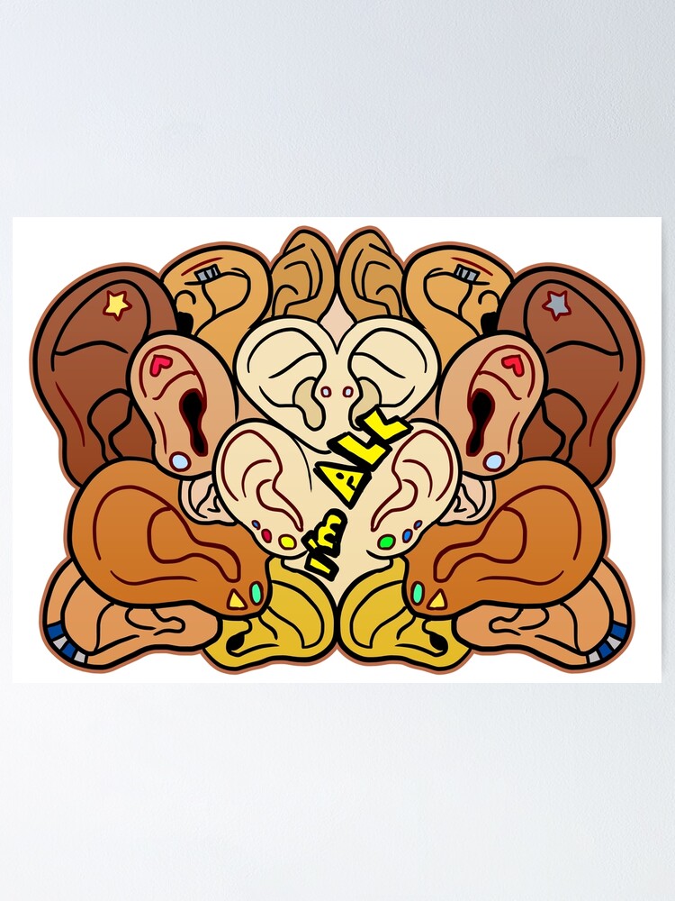 "ALL EARS" Poster by KO-of-the-self | Redbubble