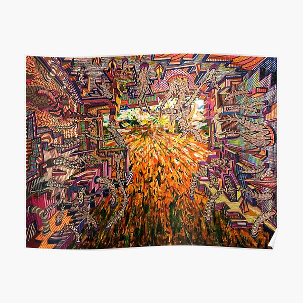 "Green Burn" Poster by GSW-Artwork | Redbubble