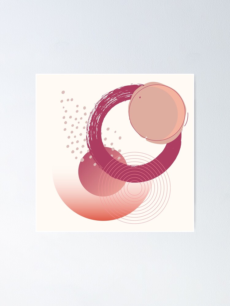"pink abstract art" Poster for Sale by qferrazoli | Redbubble