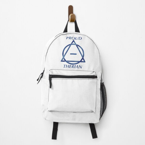 "Ver. 2 "Proud Therian" in blau" Rucksack von DraconicsDesign | Redbubble