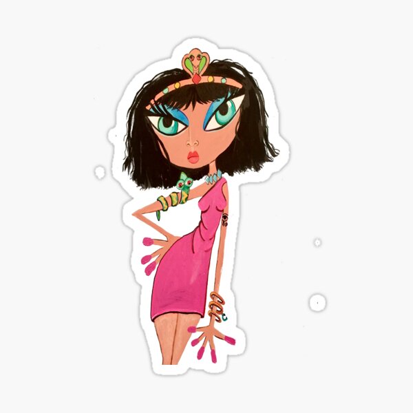 "Cleo (no background)" Sticker for Sale by juliet-paints | Redbubble