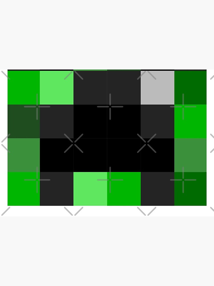 "minecraft creeper face mask " Mask for Sale by zzzzeal | Redbubble