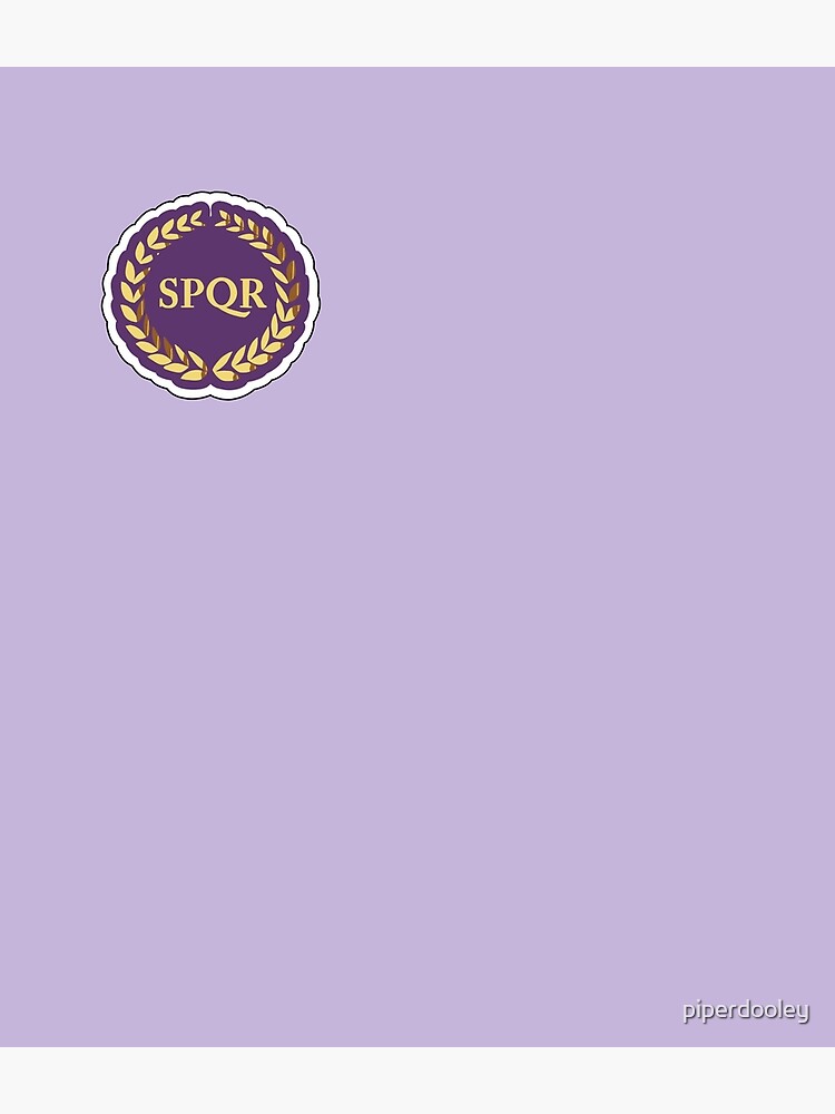 "SPQR Roman Badge - Percy Jackson" Rucksack von piperdooley | Redbubble