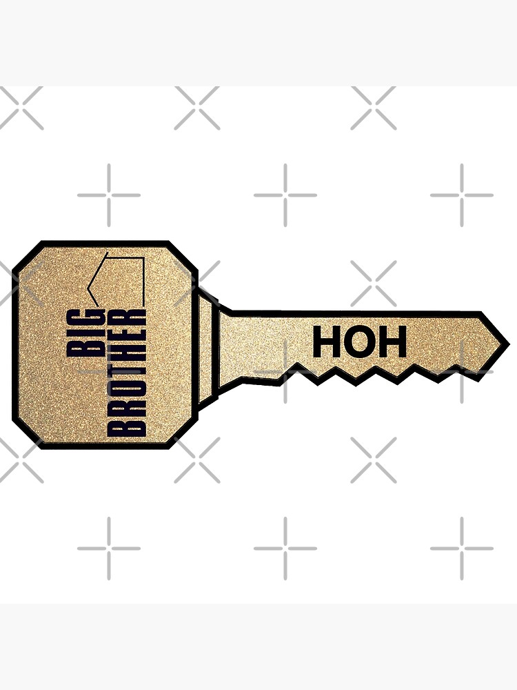 "Big Brother Gold HOH Key" Poster by guac-anmol-e | Redbubble