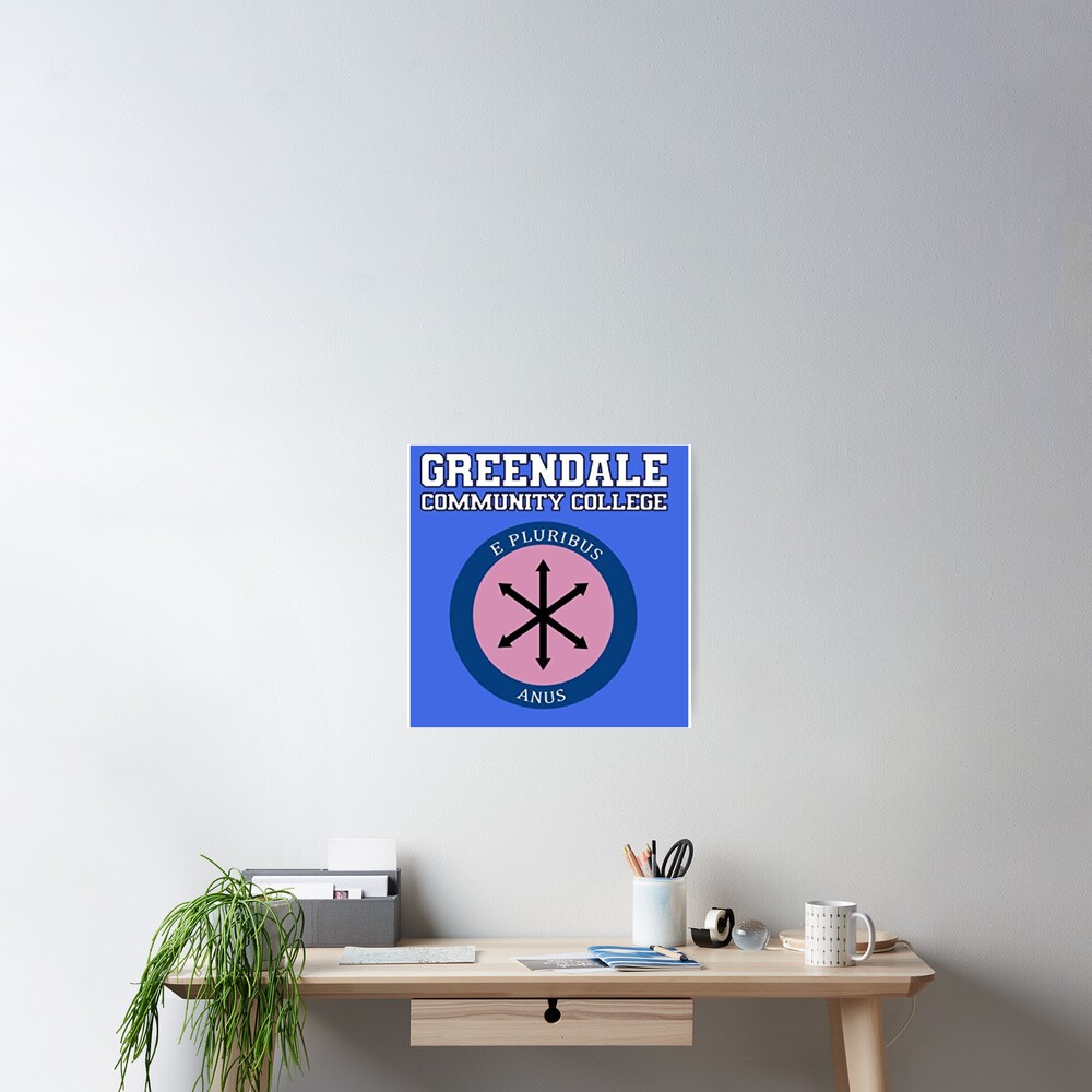 "Community Greendale Flag" Poster by cate64 | Redbubble