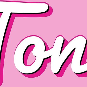 "Toni - Baby Girl Name" Sticker for Sale by 1PointlessPeach | Redbubble