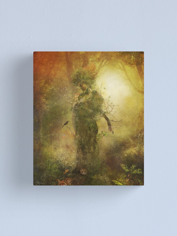 "Mutter Erde" Leinwanddruck von autumnsgoddess | Redbubble