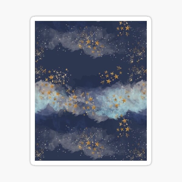 "Midnight Sky" Sticker for Sale by NitazZalez | Redbubble