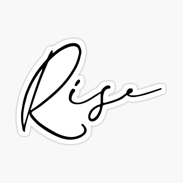"Rise" Sticker for Sale by emeraldseason | Redbubble