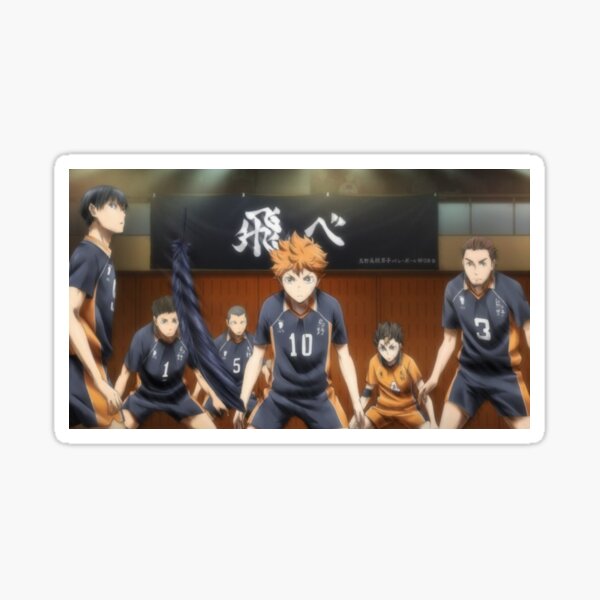 "Haikyuu team" Sticker for Sale by Nico0699 | Redbubble