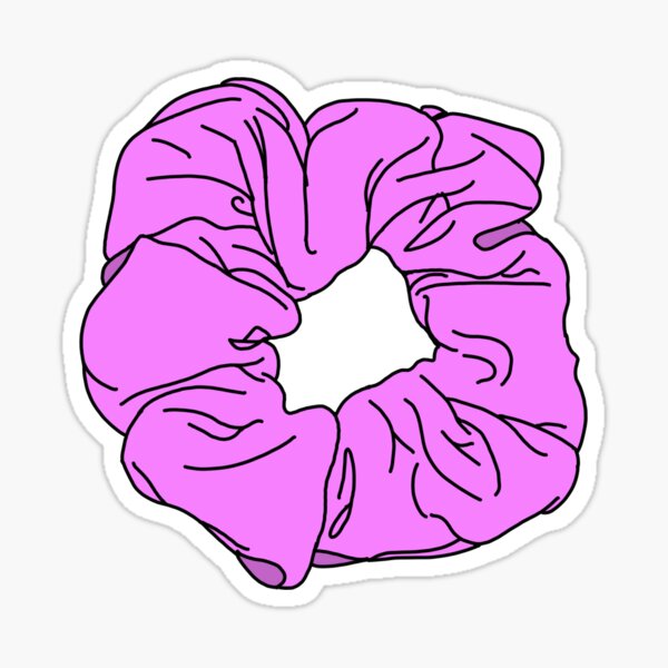"Scrunchie" Sticker by lacy2313 | Redbubble