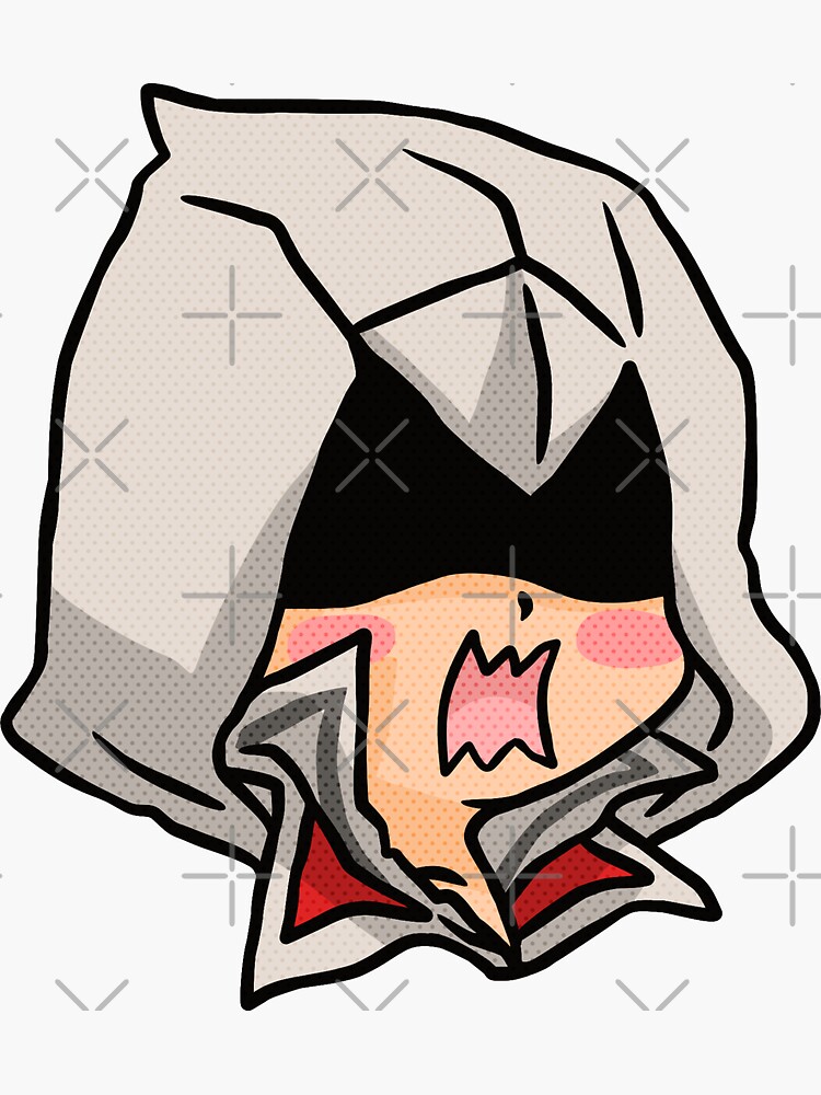 "Angry Mad Chibi Ezio Assassin Creed" Sticker for Sale by ...