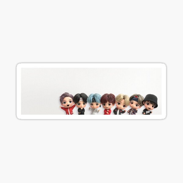 "TinyTAN "BTS"" Sticker for Sale by Rsokap | Redbubble