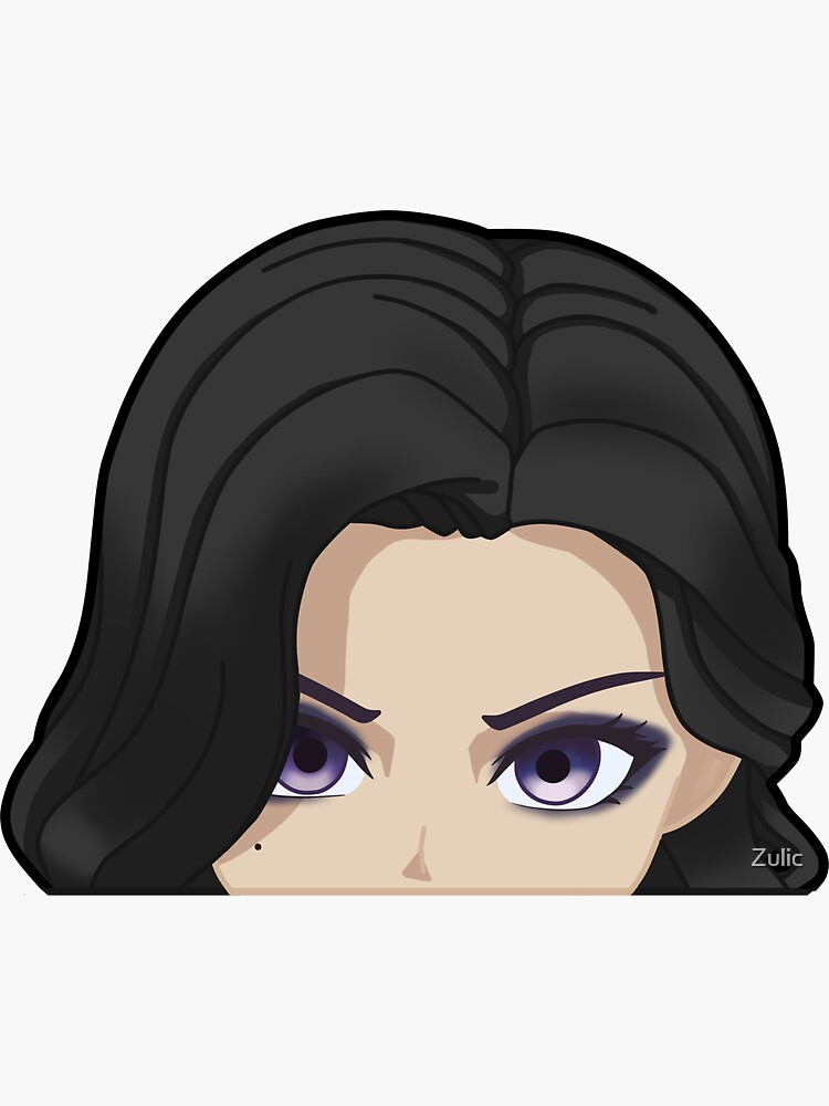 "Chibi Yennefer" Sticker for Sale by Zulic | Redbubble