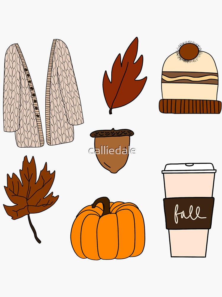 "fall pack" Sticker by calliedale | Redbubble