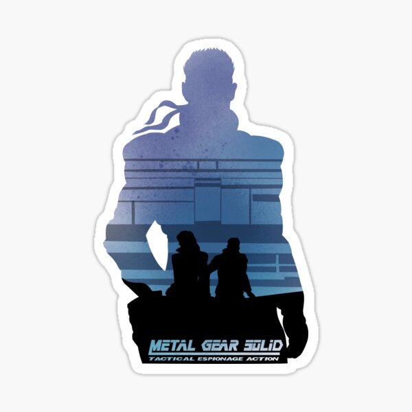 "MGS Transparent Poster" Sticker for Sale by AdamParkerArt | Redbubble