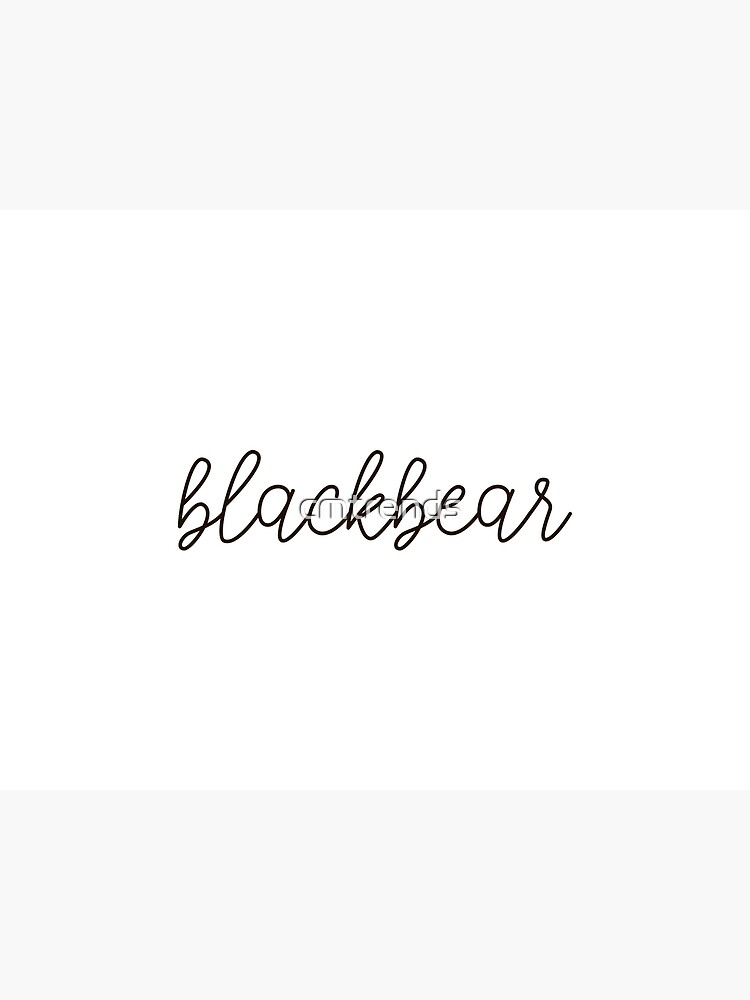 "Blackbear" Poster by cmtrends | Redbubble
