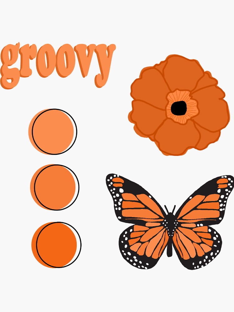 "orange sticker pack" Sticker by abby735 | Redbubble