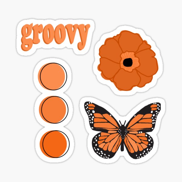 "orange sticker pack" Sticker by abby735 | Redbubble