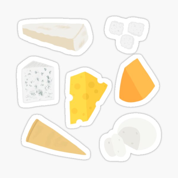 "A CHEESE LOVERS STICKER PACK AND APRON" Sticker for Sale by ...