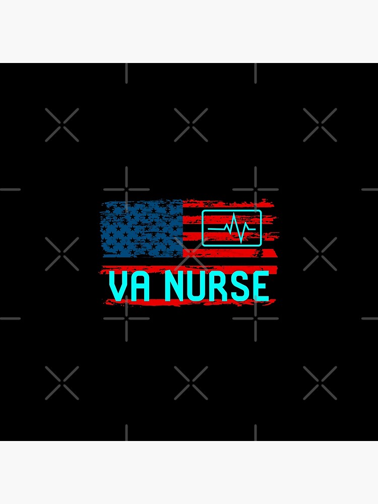 "VA Nurse American Flag Nursing Appreciation" Photographic Print by ...